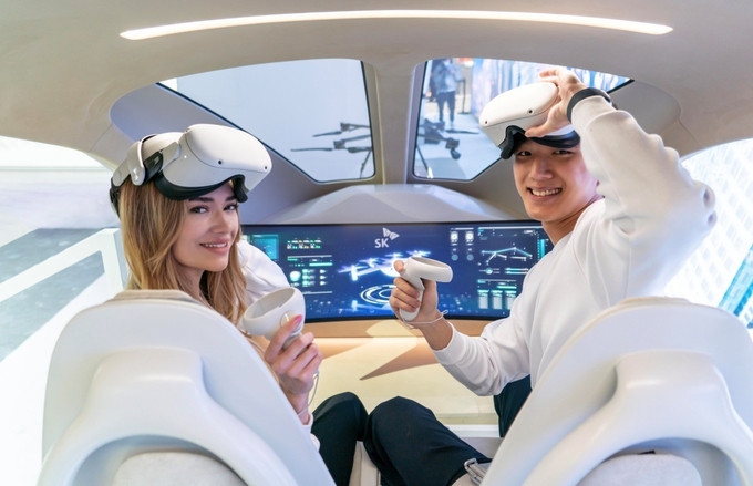 [CES 2023] SKT, 전기로 구동하는 UAM, 저전력 반도체 사피온 기술 첫 공개